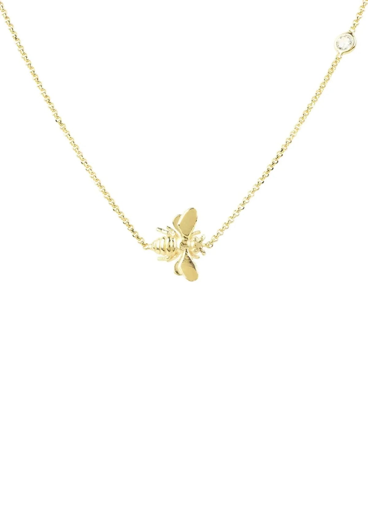 Queen Bee Necklace Gold